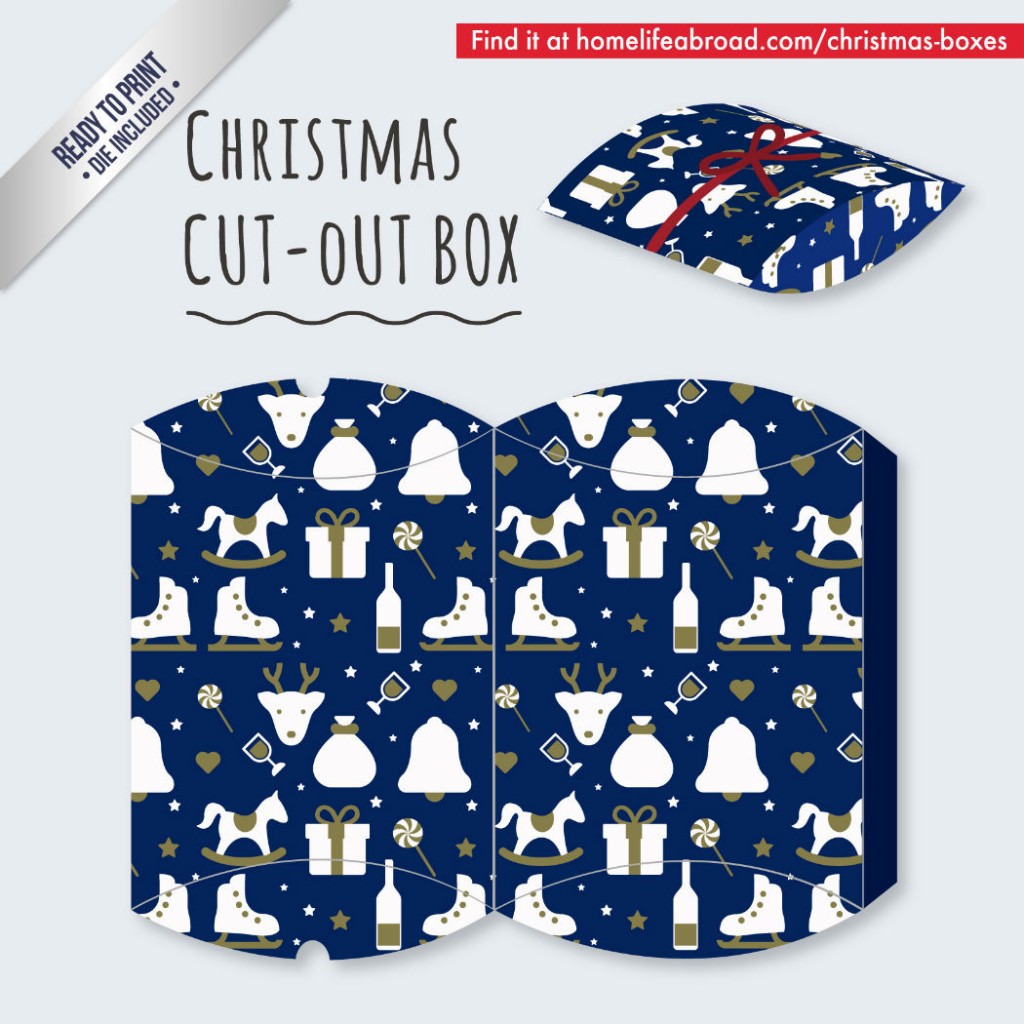 Mega Collection of 38 Cut-Out Christmas Box Templates Part 4