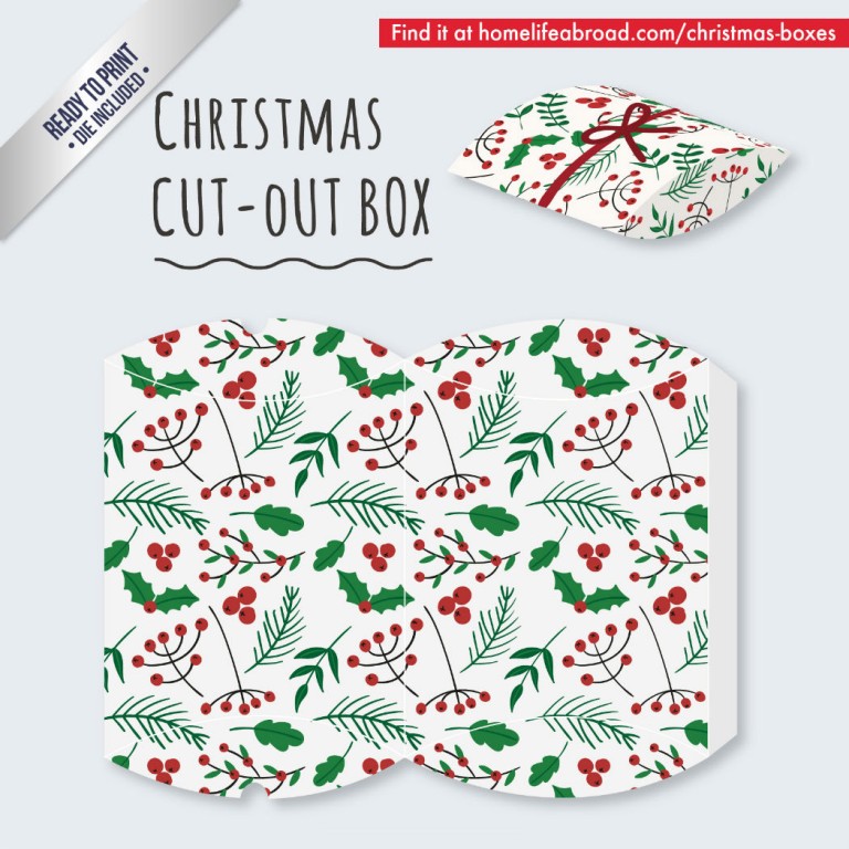 Mega Collection of 38 Cut-Out Christmas Box Templates Part 4