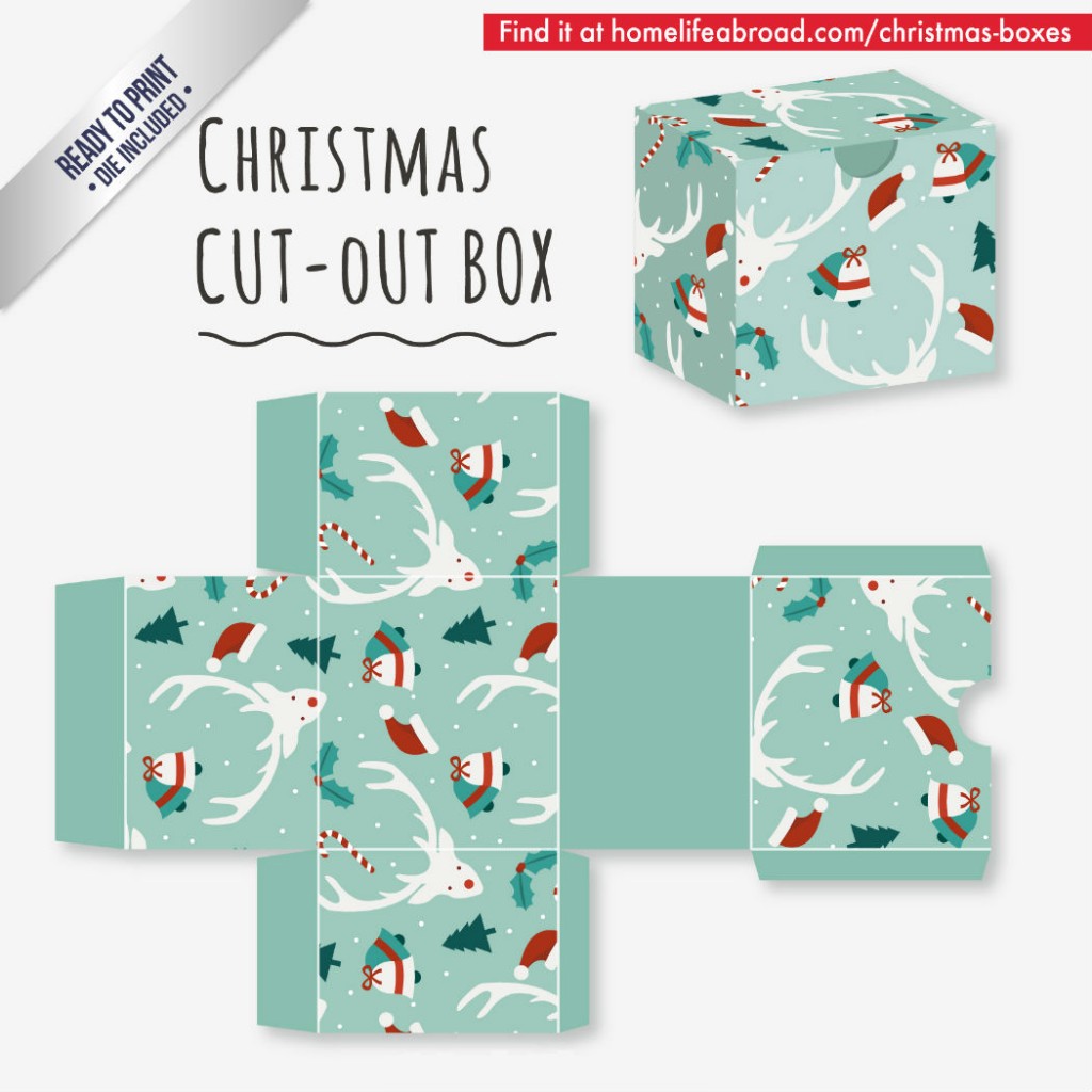 Mega Collection of 38 Cut-Out Christmas Box Templates Part 2
